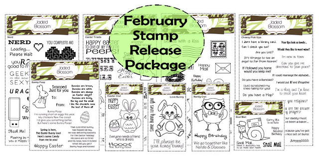 Jaded Blossom: Stamp Release Blog Hop!