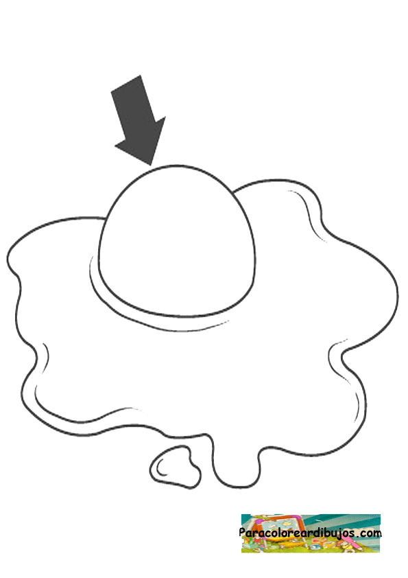 Colorear Dibujo Yema De Huevo Colorear Dibujos | Images and Photos finder