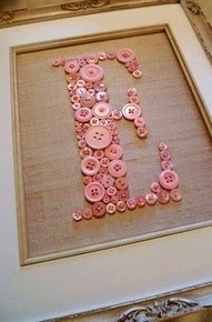 DIY Button Monogram