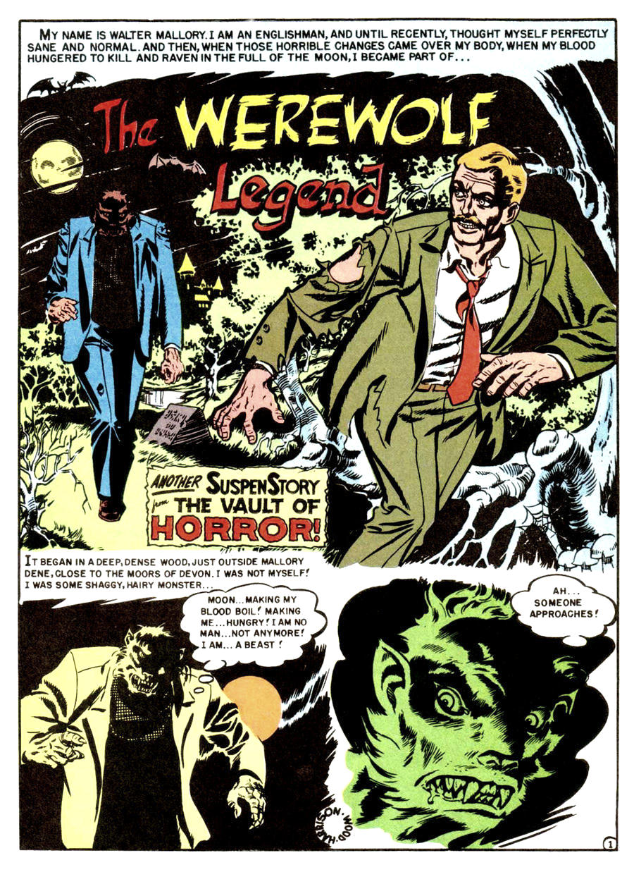 Pappy's Golden Age Comics Blogzine: Number 2294: The Werewolf Legend