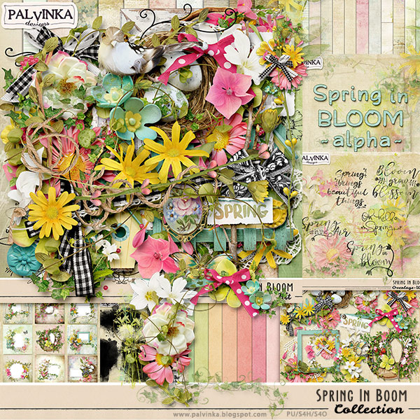 Palvinka Designs: Spring In Bloom and Freebie