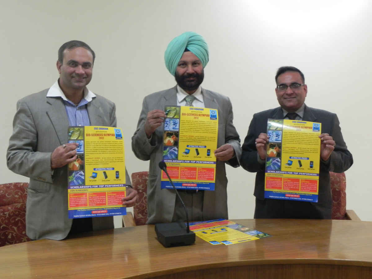 Punjabnewswire4u: CGC Gharuan set to launch Bio-Sciences Olympiad