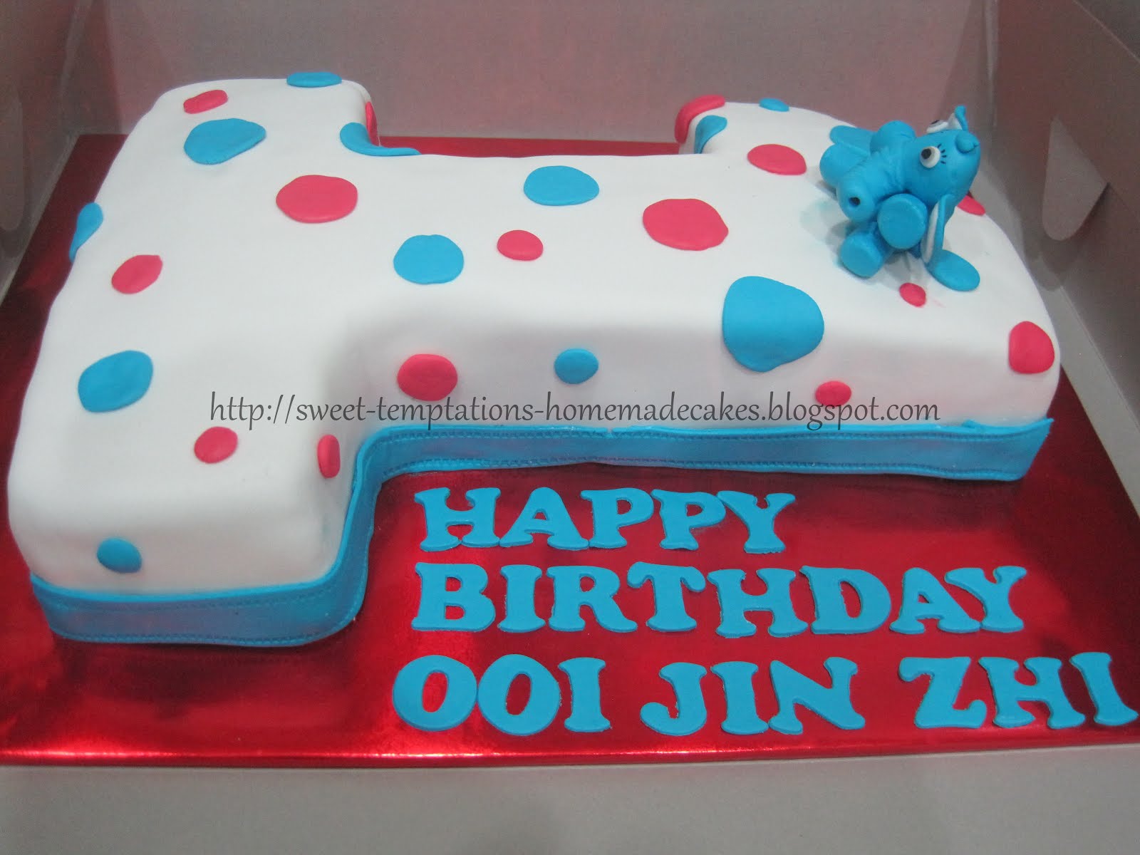 Sweet Temptations Homemade Cakes & Pastry: No.1 3D Cake for One Year Old