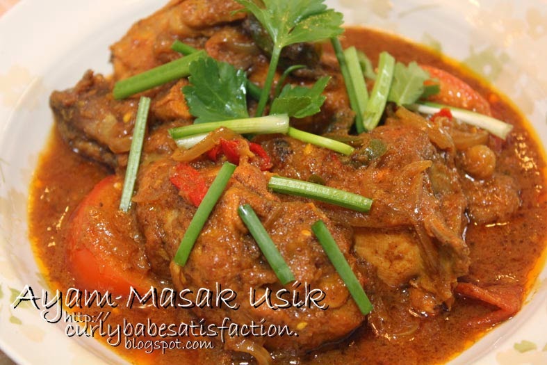 Curlybabe's Satisfaction: Ayam Masak Usik