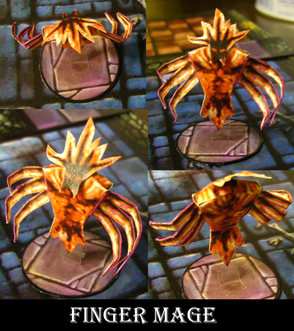 Fantasy Paper Miniature Models: A few more strange monsters...