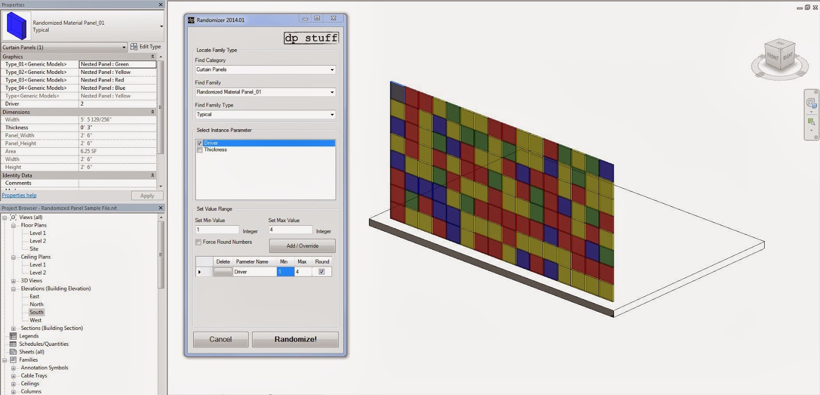 Phil-osophy in BIM: Randomize Color and Material in Revit
