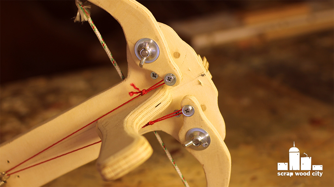scrap wood city: How to make, a mini DIY crossbow