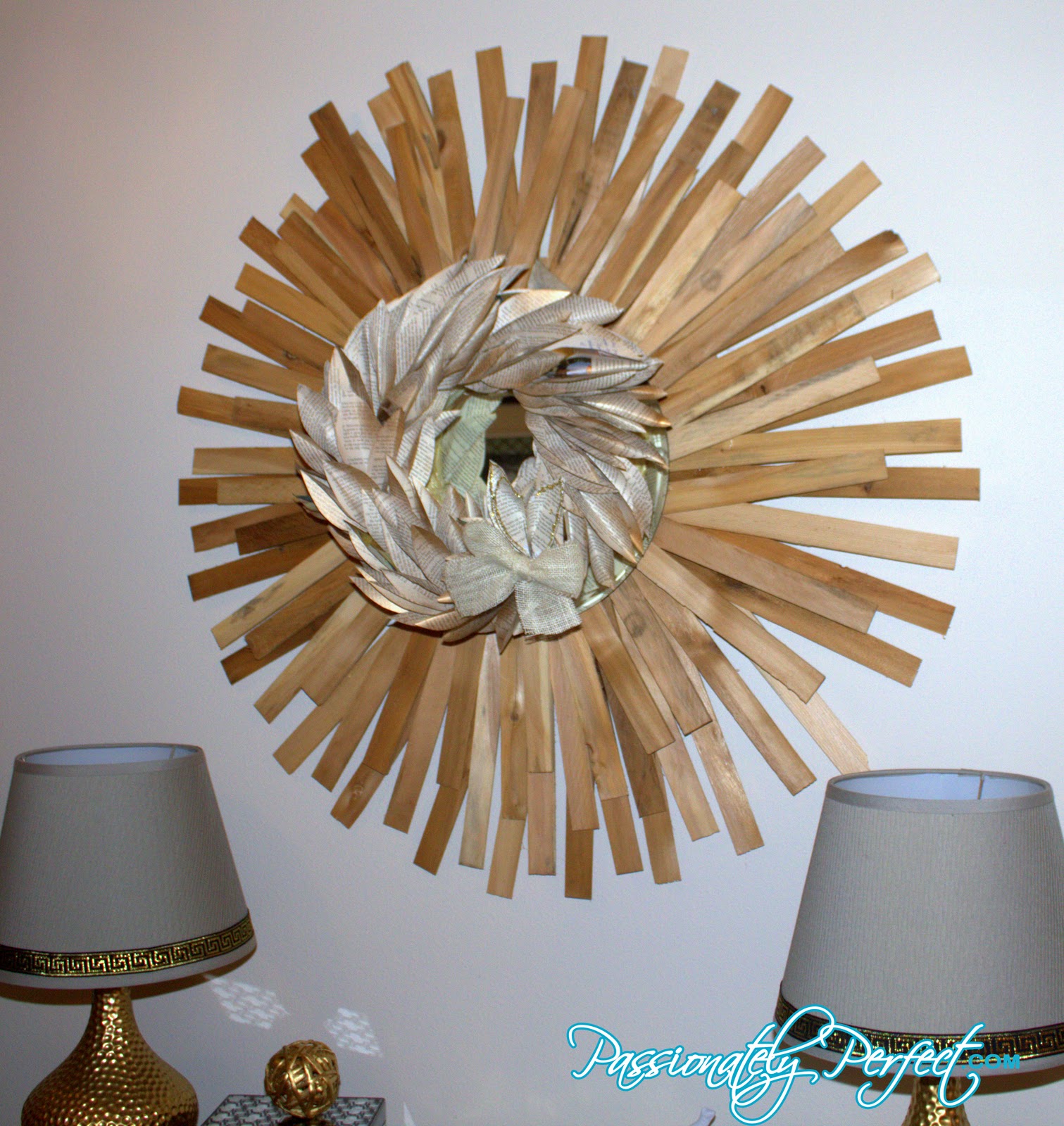 Passionately Perfect: DIY Paper wreath