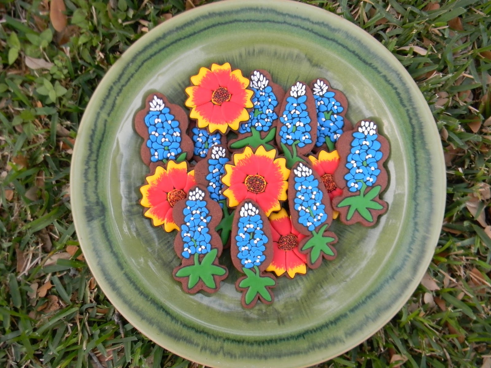 Sweet Melissa's Cookies: Texas Wildflower Cookies