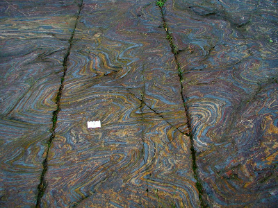earthscienceguy: Minnesota Geology Monday - Folded Banded Iron Formation