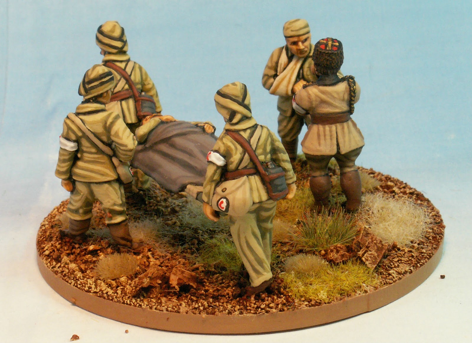 Over Open Sights: WW1 Ottoman Medical Aid Station. WW1 Camel Ambulance 2.