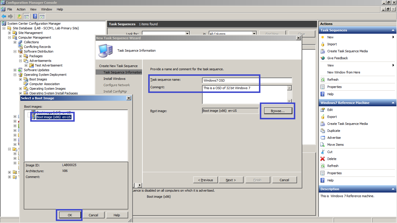 Create A Task Sequence To Deploy Windows Operating System