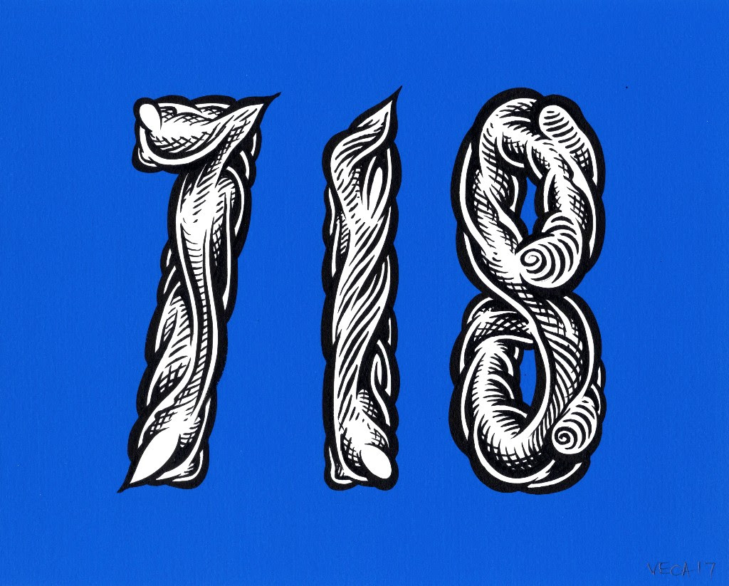 INSIDE THE ROCK POSTER FRAME BLOG: Mark Dean Veca TRI-GLYPHS New ...