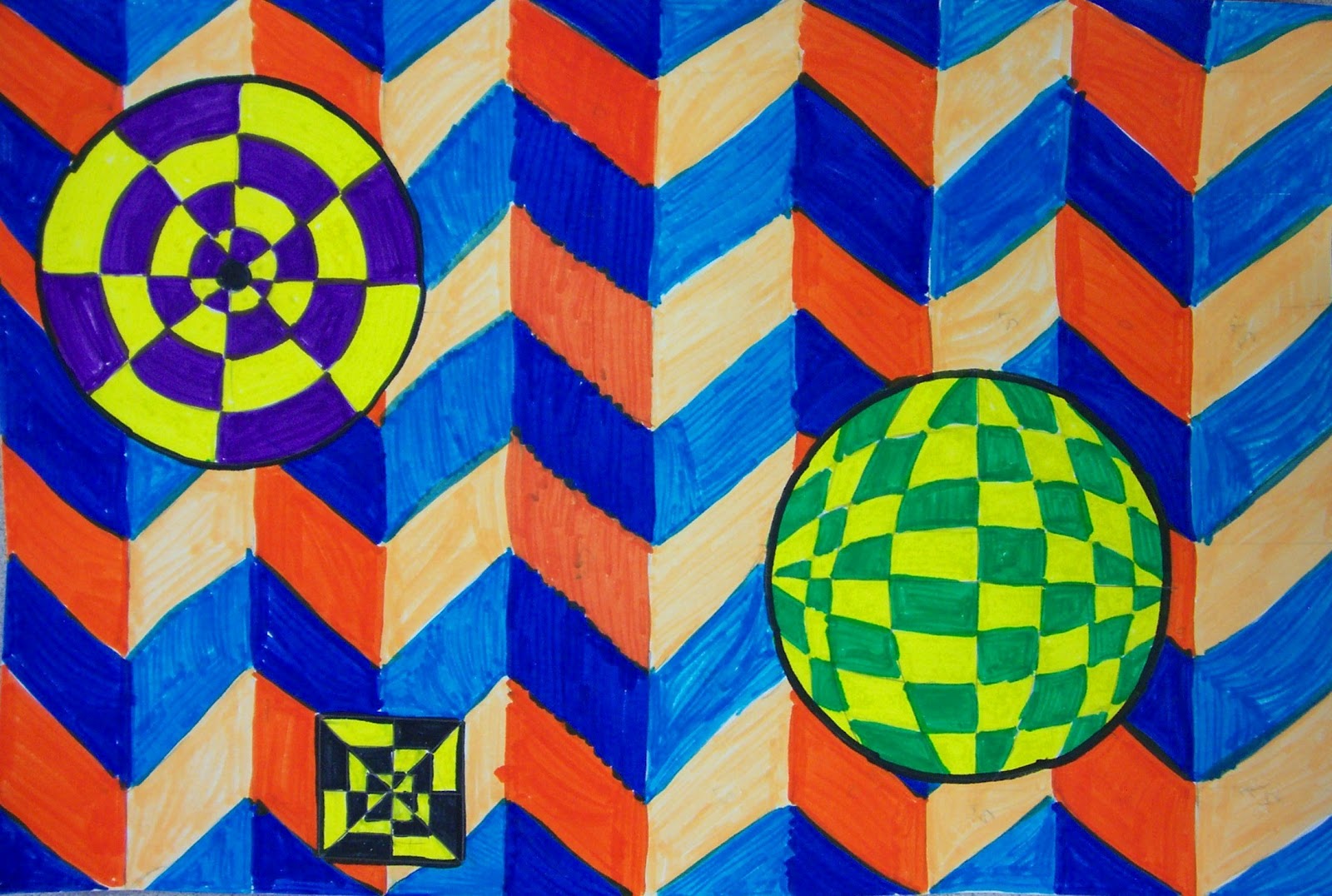 The Lost Sock : Op Art