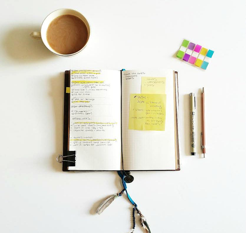 Midori Daily Planner Snippets / Seaweed Kisses