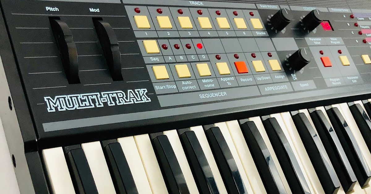 MATRIXSYNTH: Sequential Circuits Multitrak Analog Synthesizer SN 01614