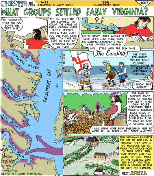 Ms Naz's Class: 13 colonies comics
