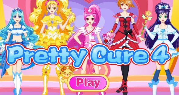 Pretty Cure 4 - Dress Up | Play Game