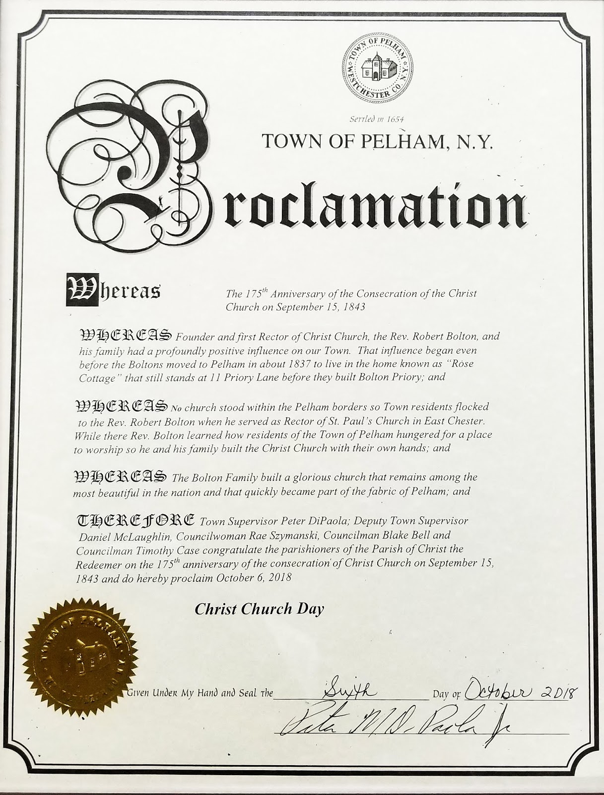 Historic Pelham: Christ Church Will Celebrate the 175th Anniversary of ...