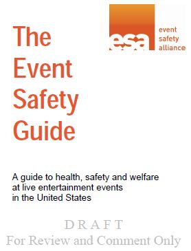 Theatre Safety Blog: ESA Releases Draft Version of US Event Safety Guide