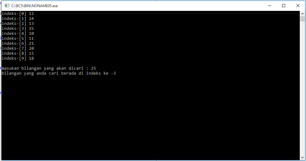 laporan praktikum: MODUL 4 (ARRAY DALAM FUNGSI)