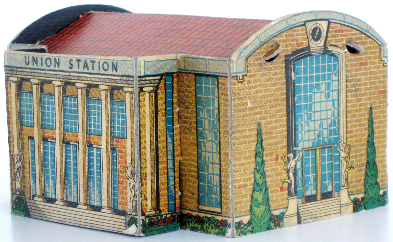 Toys and Stuff: Built-Rite #56-3 R.R. Station - Built-up