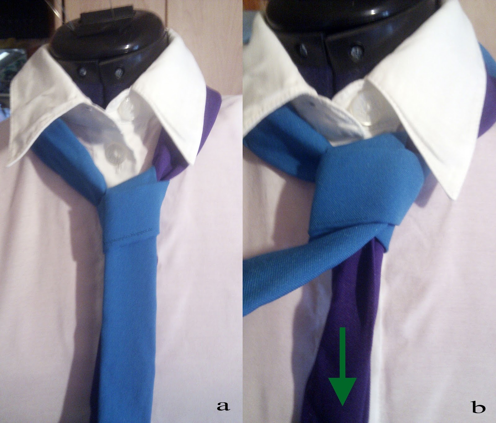 Knight Cosplay: Tutorial: How to knot a necktie (Easy Winchester)