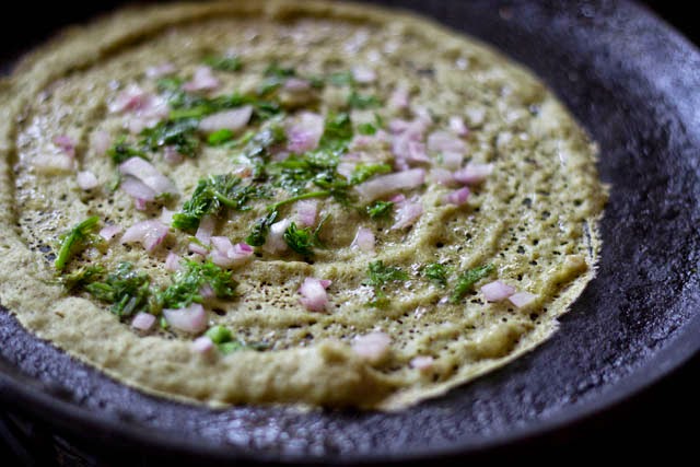 Pesarattu Dosa or Moong Dal Dosa | Crepe Around the world