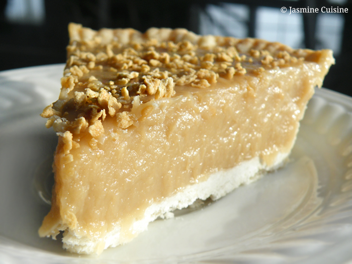 Tarte au sirop d'érable (végane) - Jasmine Cuisine