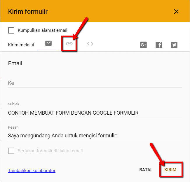 Cara Membuat dan Memanfaatkan Form Online Gratis dari Google Formulir ...