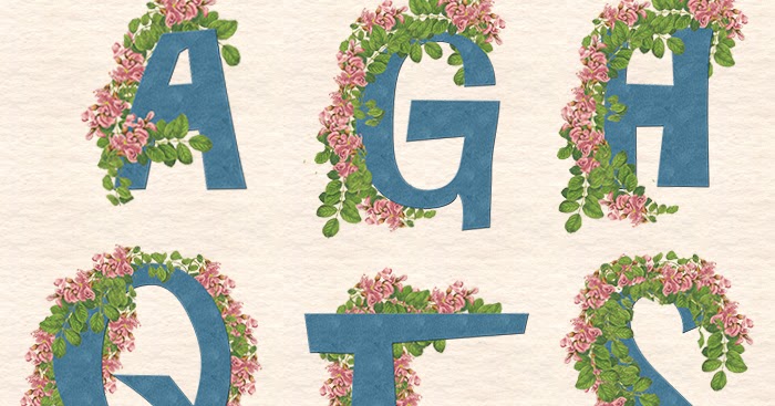 Creative Mind's Studio: FLOWER ALPHA SET