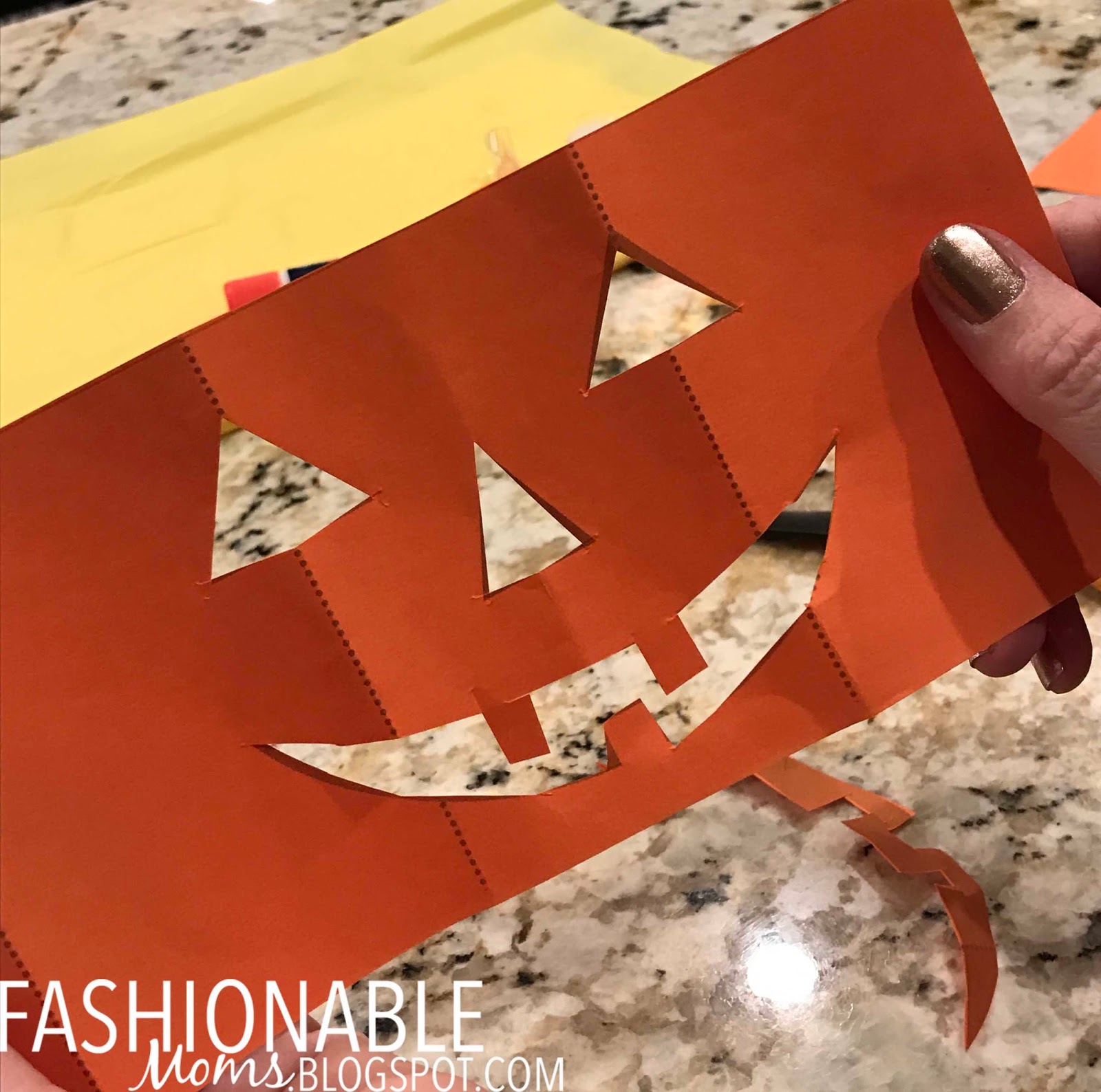 My Fashionable Designs: Halloween Craft: How to Make a Pumpkin Lantern