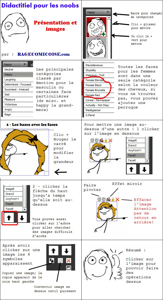 rage comic: didacticiel pour faire des rage maker