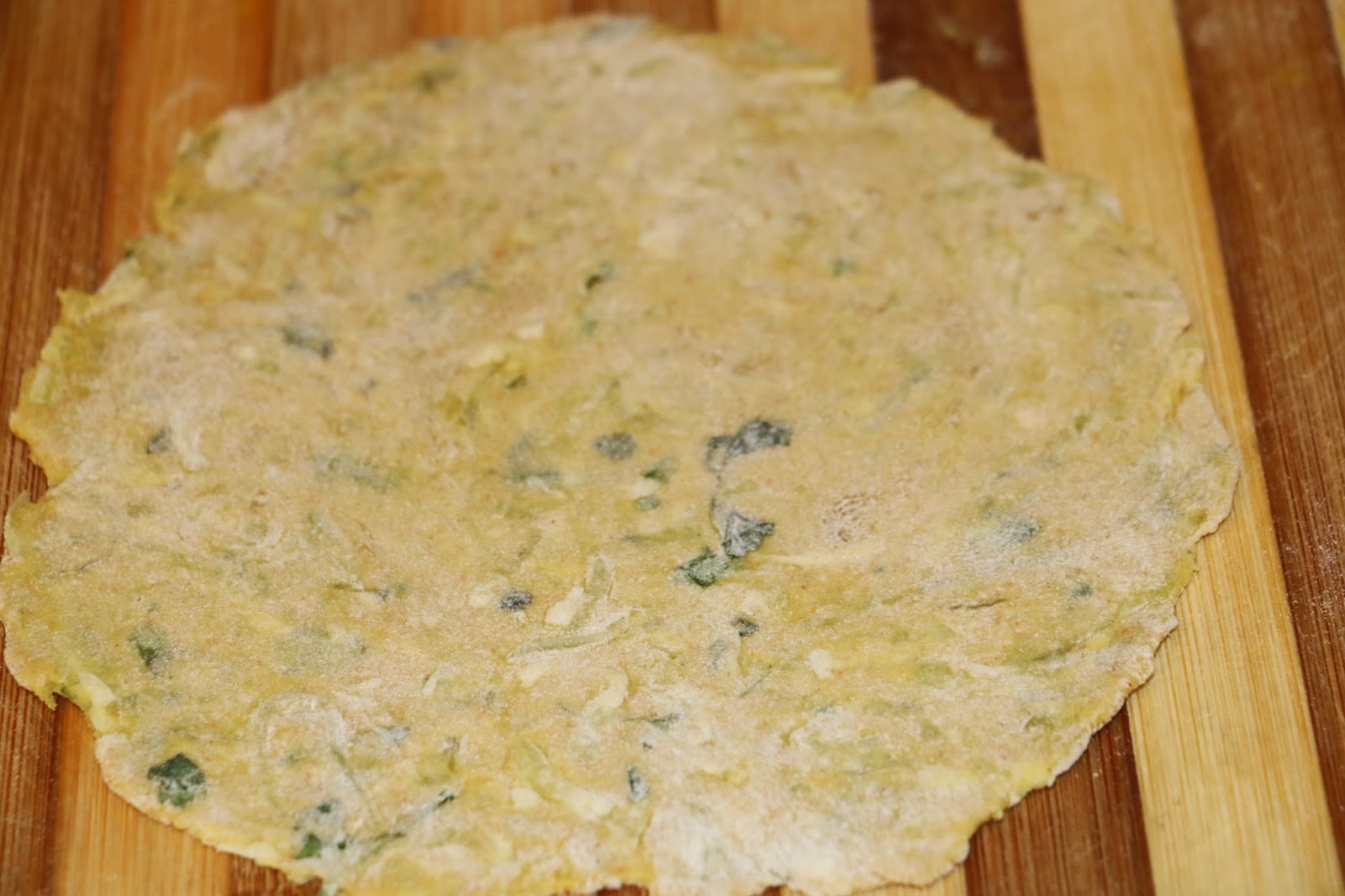 yummy delight for u: Lauki (doodhi) Thepla Recipe- Bottle gourd Thepla