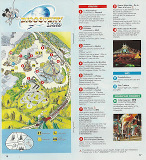 Disney Vacation Kingdom: Disneyland Paris Park Guidemap December 1995