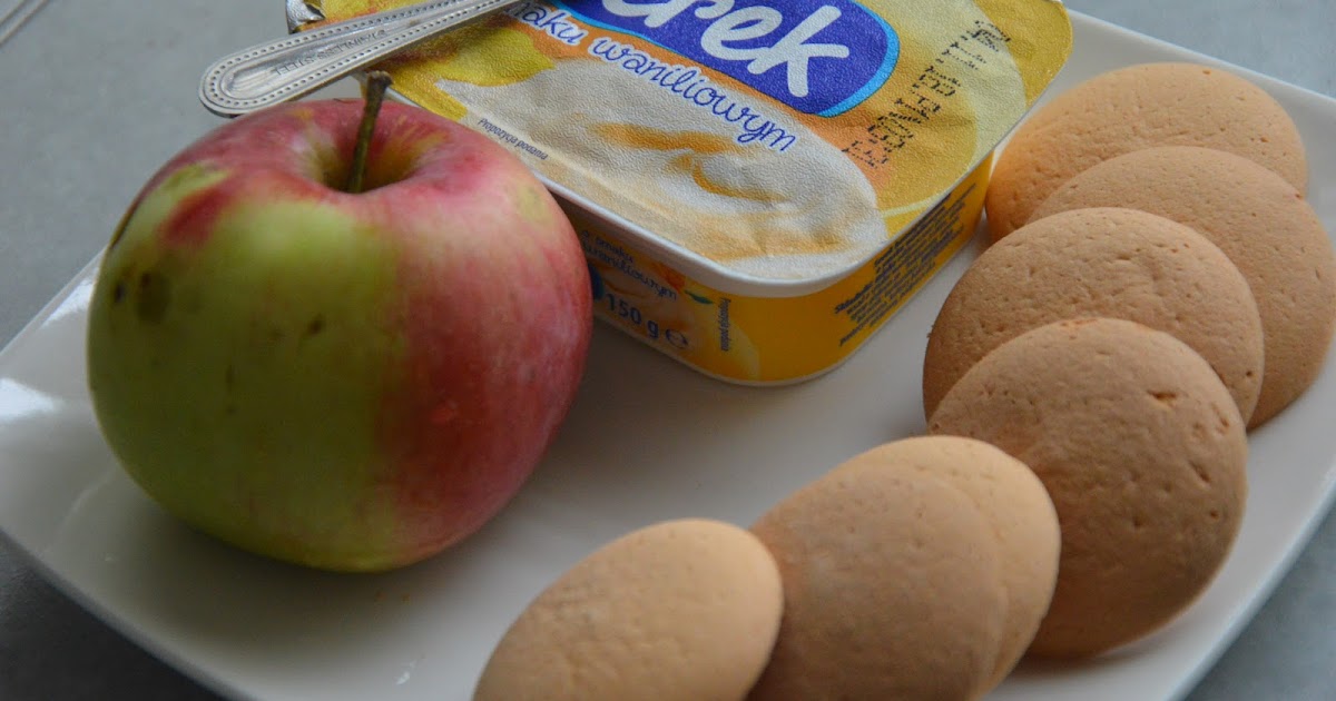 Waniliowy serek homogenizowany z biszkoptami bez cukru i jabłkiem - II ...