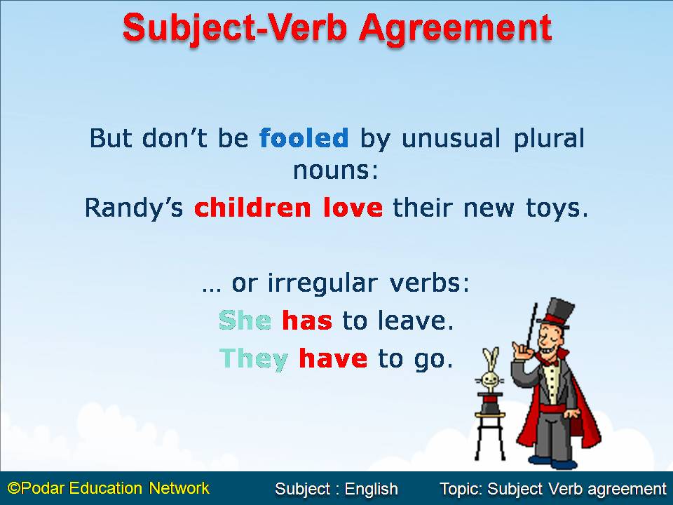 Class 8 A PIS Ahmd: Subject Verb Agreement
