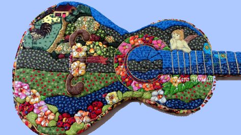 Arte em Pano Sal Rosa - Chitarte: "Viola, minha viola!"- Carton Mouse ...