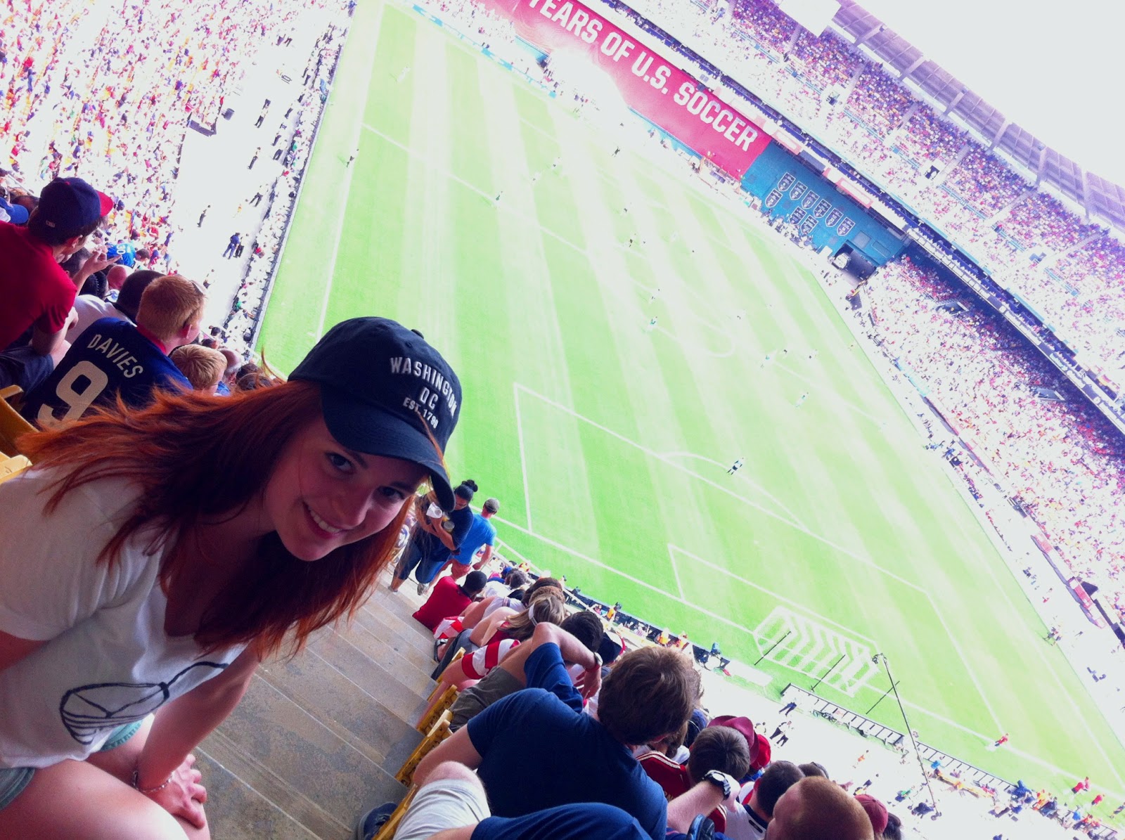 Saski allein in New York.