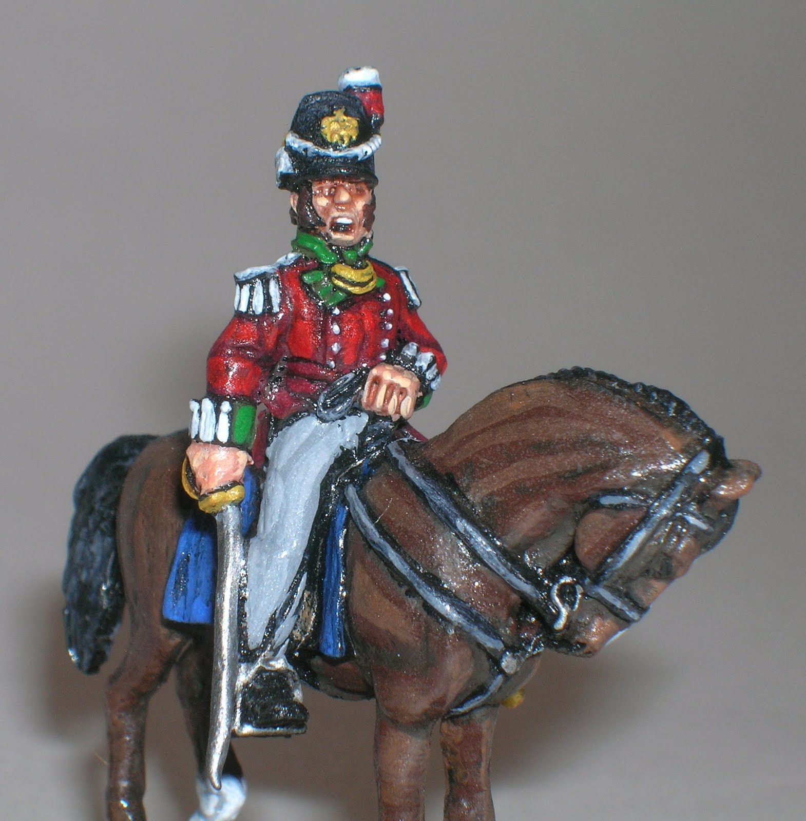J's Miniature Civil War: Mounted British Waterloo Colonel from Victrix