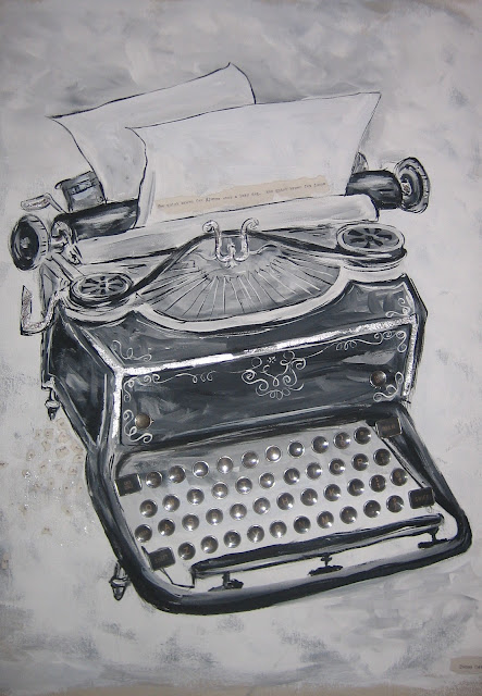Donna Castellanos Art and Design: Fun with TYPEWRITERS