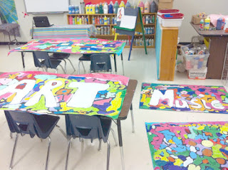 This Little Blog of Mine....: Classroom Murals: Collaborative Art Project