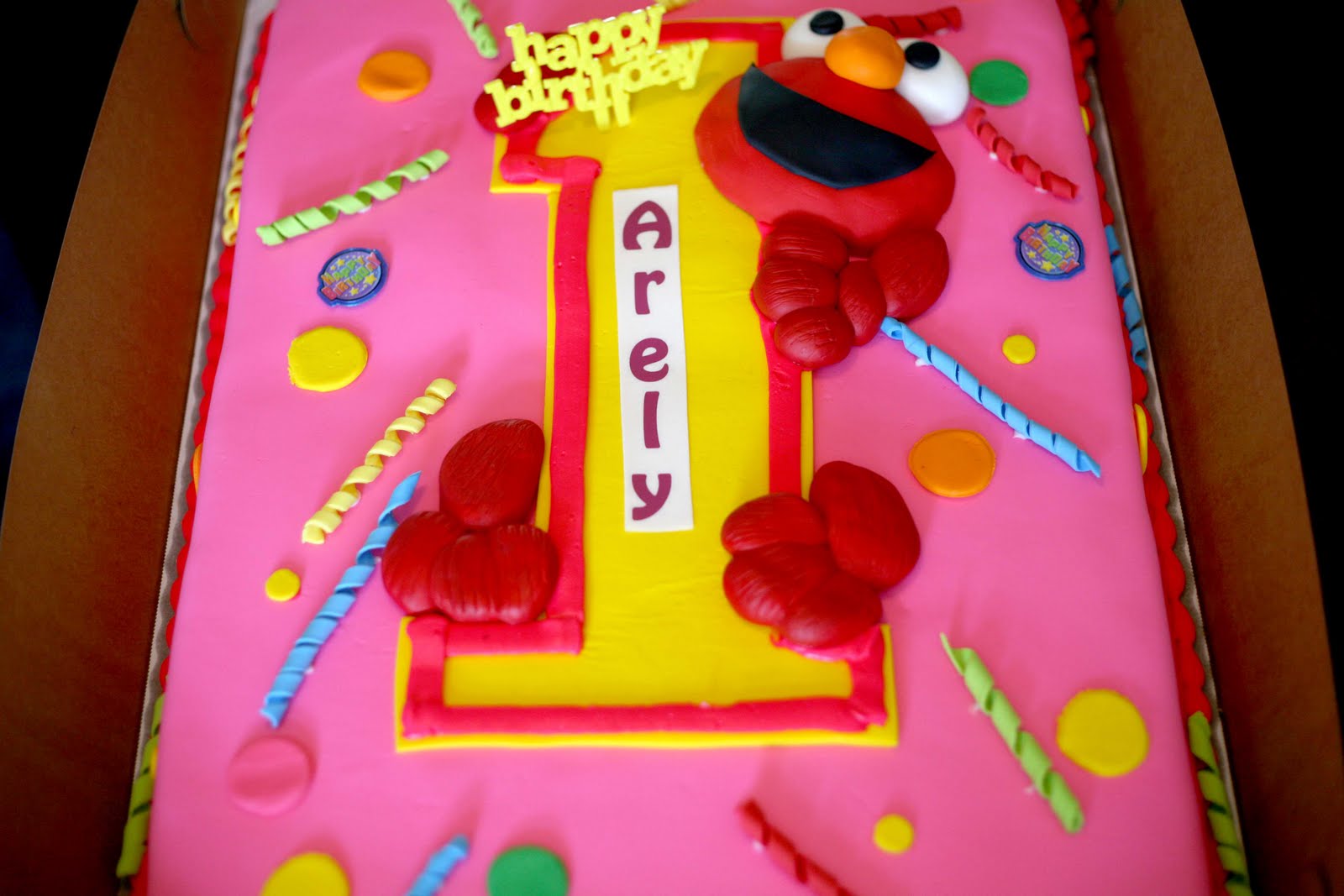 Hector's Custom Cakes: Elmo 1st Birthday Cake