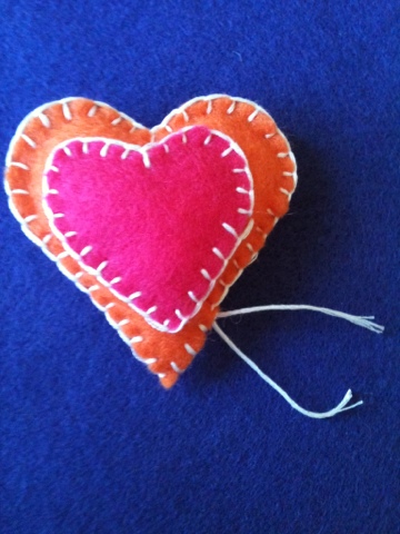 Coconut Love: DIY Puffy Felt Magnets (and Blanket Stitch Tutorial)