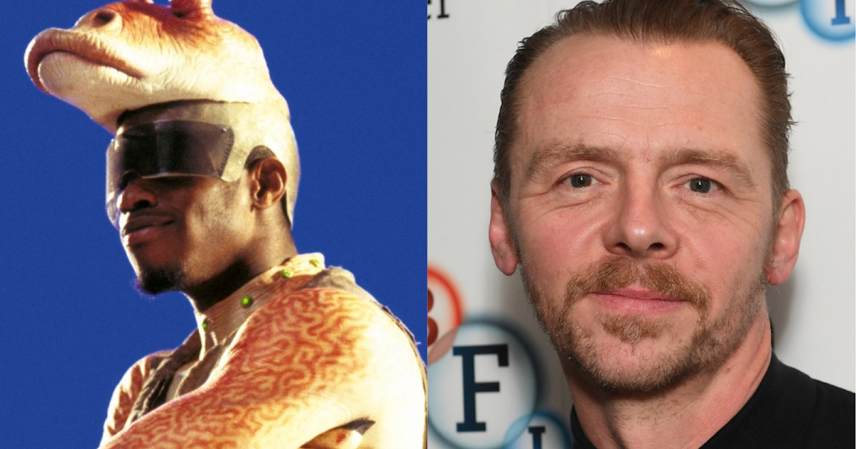 Simon Pegg Says He's "Ashamed" Of His Past Comments About Jar Jar Binks ...