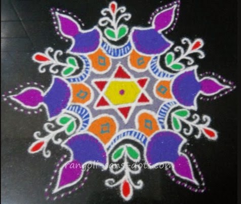 Deepavali kolam