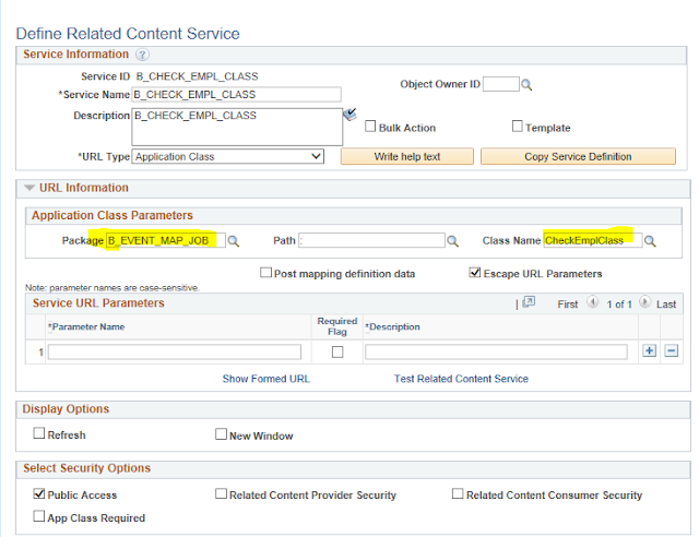 PeopleTools - Event Mapping support to Component Interface