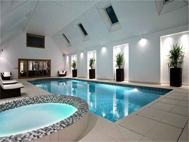 Fotos de piscinas interiores - Colores en Casa