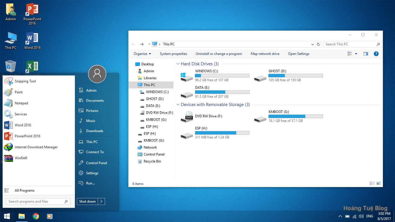 Ghost Windows 17 Version 1703 (x86 + x64) Full Soft Chuẩn Legacy & UEFI