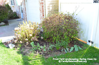 Front Yard Landscaping: Spring Clean Up! - Family Balance Sheet